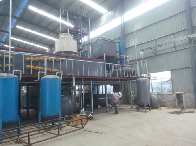 Waste Tyre Plastic Pyrolysis Oil To Diesel Distillation Equipment